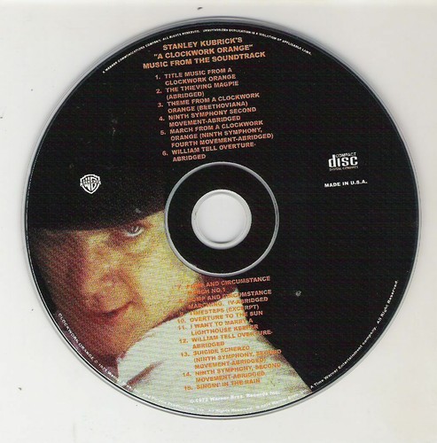 Stanley Kubricks "A CLOCKWORK ORANGE" - Music Soundtrack CD (New ...