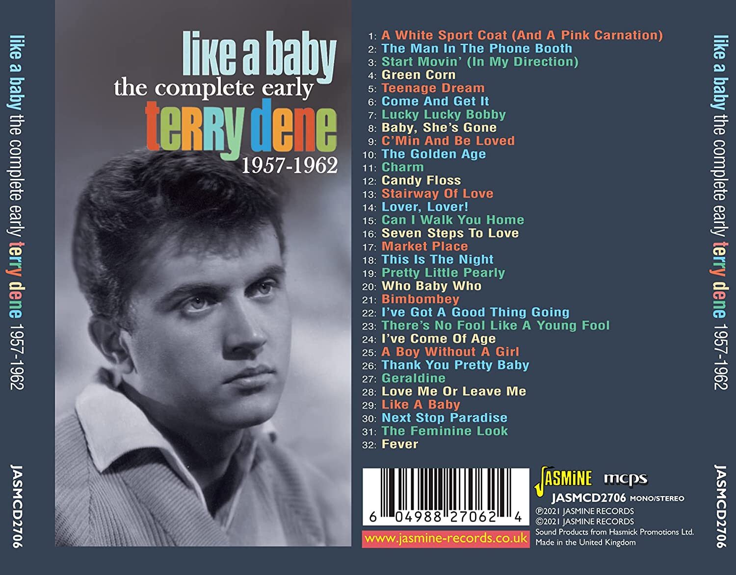 Like a Baby - The Complete Early Terry Dene 1957-1962 604988270624 | eBay