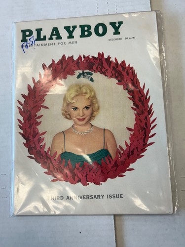 PLAYBOY MAGAZINE DECEMBER 1956 THIRD ANNIVERSARY ISSUE VG | eBay