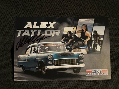 Alex Taylor Signed Promo Card Drag Racing Autographed 2025 Pri Show | eBay