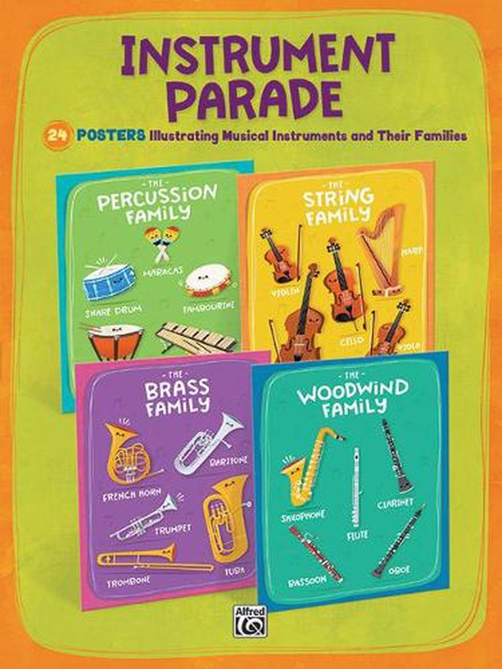 Instrument Parade : 24 Posters Illustrating Musical Instruments and ...