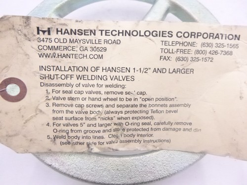 Hansen D748 50F Handle For Valves 1/2" Stem | eBay