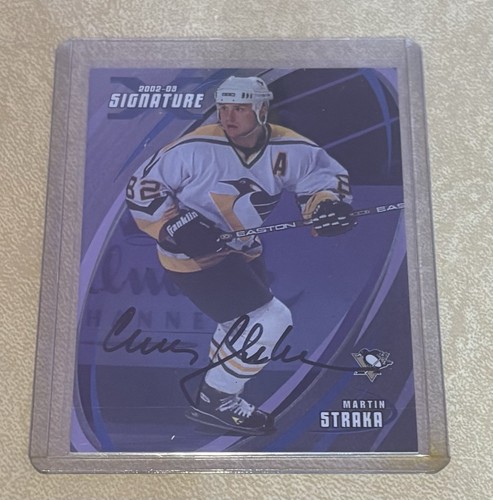 2002-03 In the Game Be A Player Signature Series - Martin Straka #028 ...