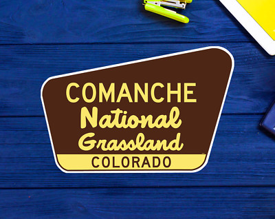 Comanche National Grasslands Decal Sticker 3.75" x 2.5" Colorado Vinyl ...