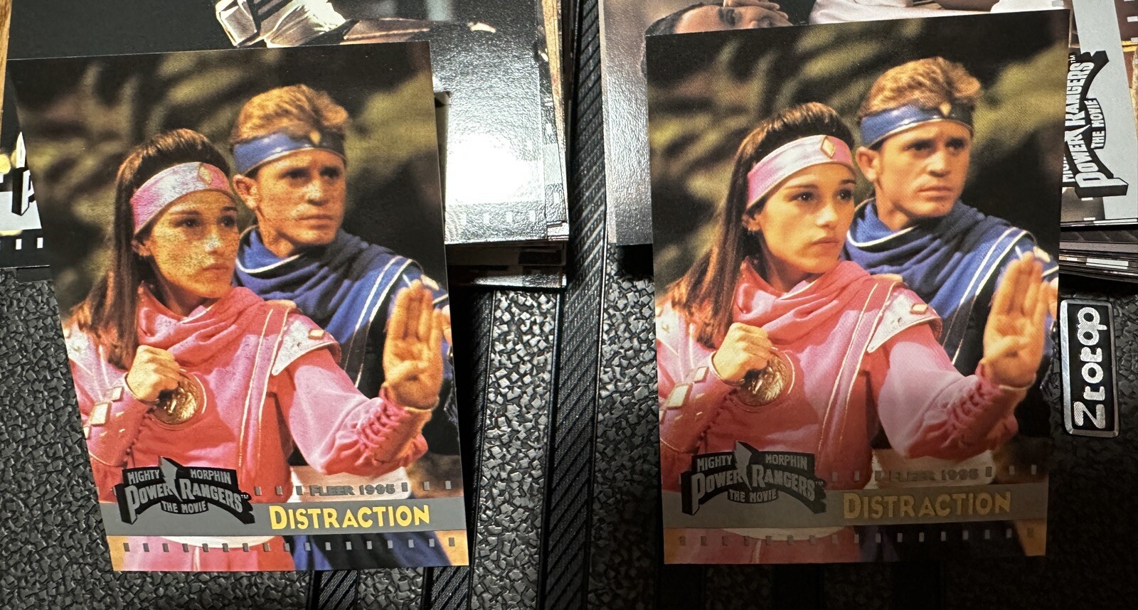MISPRINT 1995 Fleer Mighty Morphin Power Ranger The Movie - Distraction ...