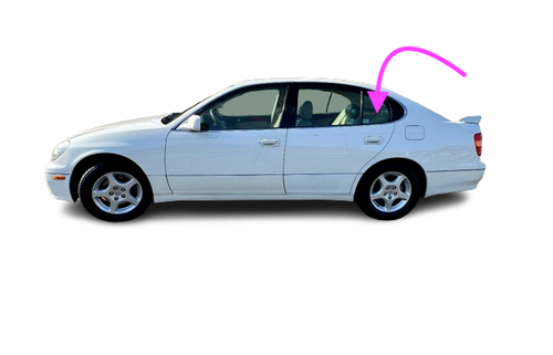 Fits: 1998-2000 Lexus GS300/400 4Door Sedan Rear Driver Side Vent ...