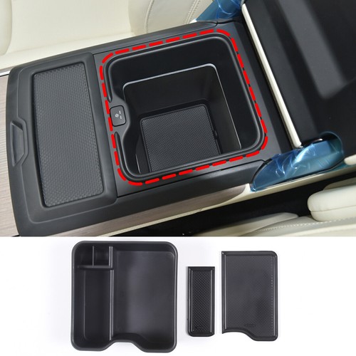 For Range Rover L460 2022-2024 Black Center Console Armrest Storage Box ...