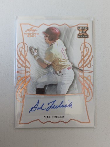 2021 Leaf Trinity SAL FRELICK Auto RC Rookie Bronze Autograph Milwaukee ...