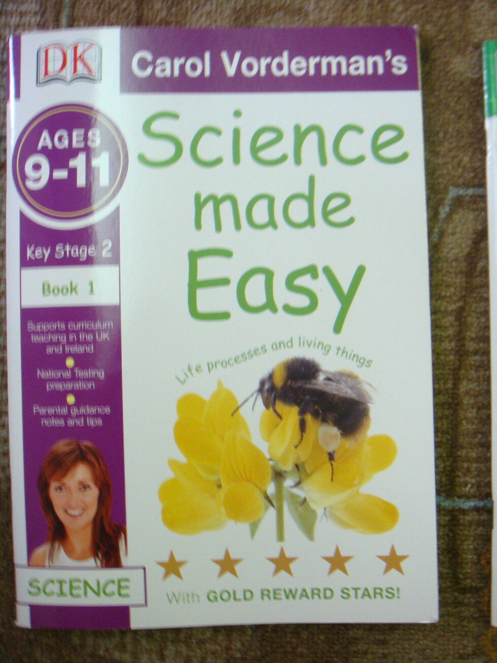 SCIENCE MADE EASY CAROL VORDERMAN DK AGES 9-11 KEYSTAGE 2 BOOK 1 VGC DK ...