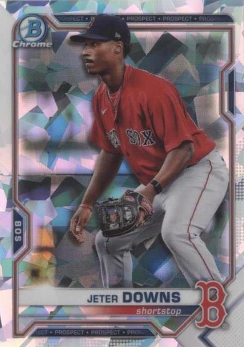 2021 Bowman - Chrome Prospects Jeter Downs #BCP-107 Atomic Refractor (RC) for sale online | eBay