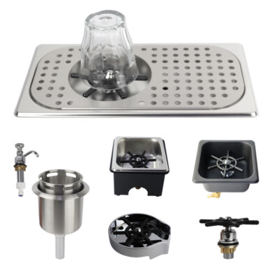 Stainless Steel Cup Washer Bar Counter Embedded Direct Drink Push Cup ...