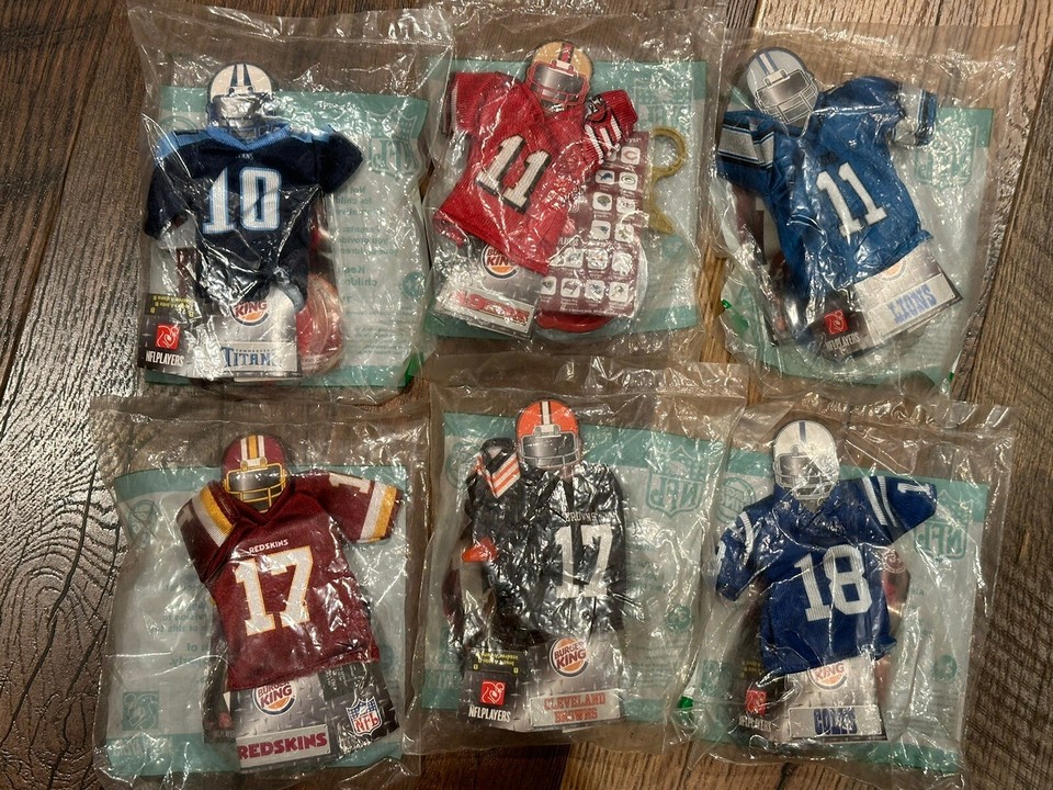 2007 NFL Burger King Meal Toy Mini Player Jersey / You Choose Team | eBay