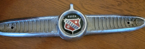 OEM 1955 BUICK TRUNK EMBLEM GARNISH good core for re-chroming pitted | eBay