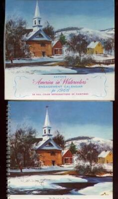 Eaton's America in Watercolors by John Pellew Engagement Calendar 1966 ...