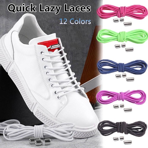 Fast Lacing Elastic Lock Quick Lazy Laces Sneakers Shoelace No Tie ...