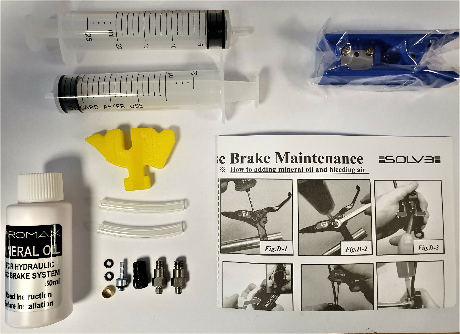 BLEED KIT FOR PROMAX "SOLVE ST" MTB HYDRAULIC DISC BRAKES | eBay UK