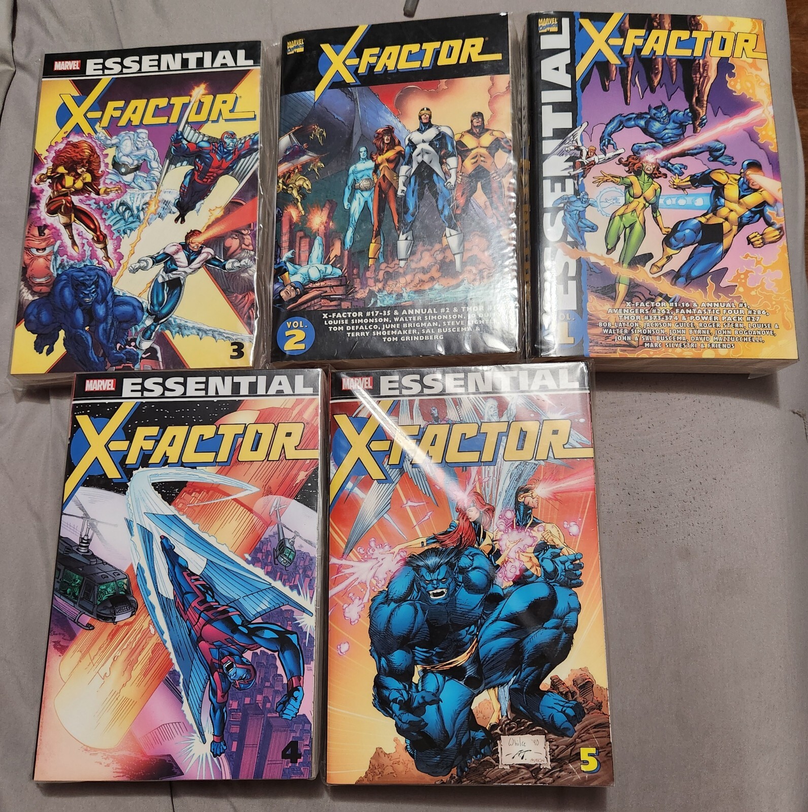 Essential X-factor Vol 1-5 Tpb Lot | eBay