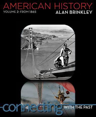 American History: Connecting with the Past Volume 2 by Brinkley, Alan ...