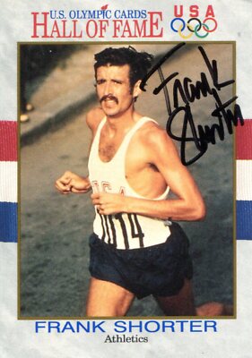 Frank Shorter Autographed 91' Impel Olympic HOF Card | eBay