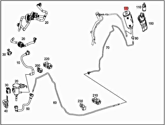 Genuine MERCEDES A205 C238 C253 S205 Activated charcoal filter ...