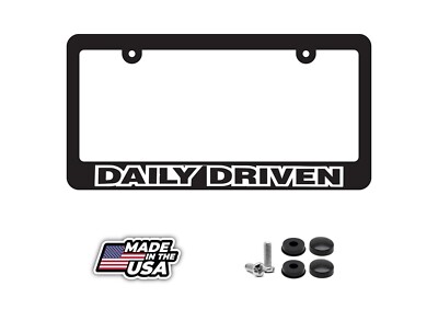 🔥 DAILY CAR LICENSE LICENSE PLATE FRAME TAG COVER JDM EURO LOW VTEC ...