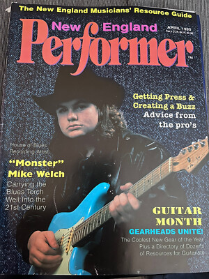 New England Performer Magazine April 1995 Monster Mike Welch Scott ...