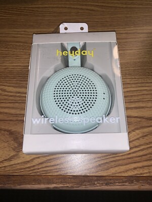 NEW HEYDAY WIRELESS SPEAKER, BLUETOOTH 5.0, 33FT RANGE, WATER RESISTANT ...