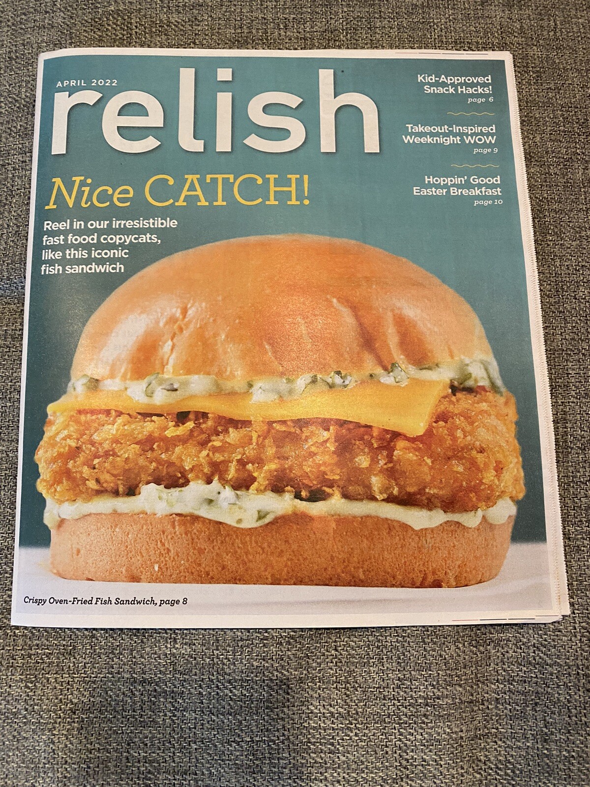 RELISH MAGAZINE APRIL 2022 FAST FOOD COPYCATS, FILLET O FISH KNOCKOFF ...
