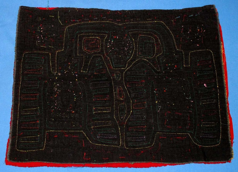 M74 - Kuna Mola Matched Pair - Mythical Creature - 1960s - San Blas ...