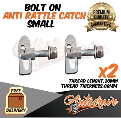 2x Small Anti Rattle Latch Luce Small Bolt On Luse Trailer Truck Ute ...