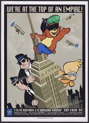 FILM ROMAN – Original 1997 Trade AD / Poster – Toy Fair – Animation ...
