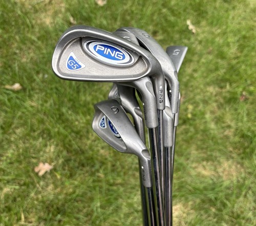 PING G5 IRON SET 5-PW SW PING AW W/ HYBRIDT STEEL REGULAR RH WHITE DOT ...