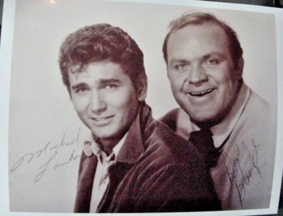 Rare Still Singed Michael Landon and Dan Blocker | eBay
