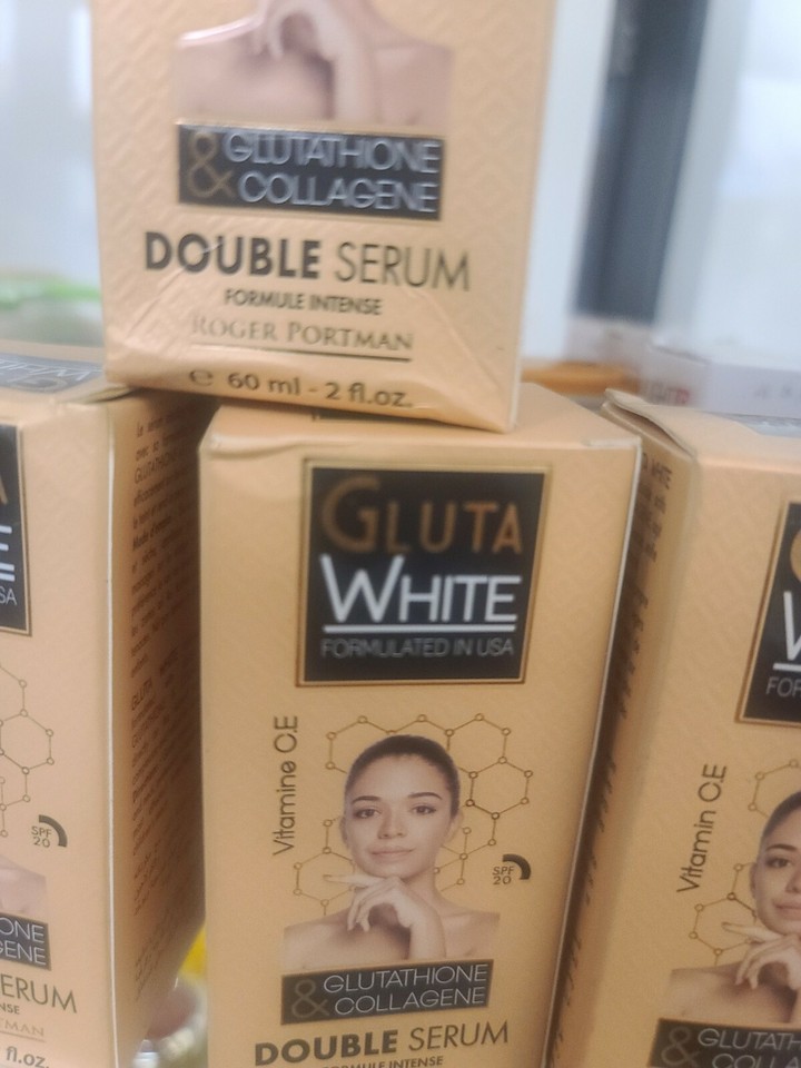 Gluta White Double SERUM Wiith Glutathione & Collagen 60ml | eBay