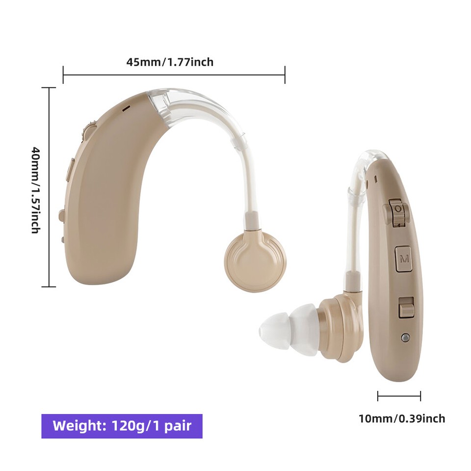 Mini Digital Hearing Aids Invisible In Ear Small Sound Voice Amplifier ...