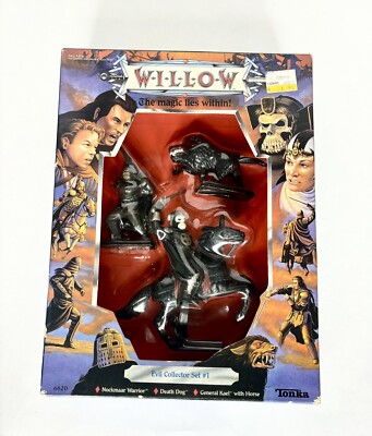 🔥1988 Tonka WILLOW Evil Collector Set #1 NEW General Kael Death Dog ...
