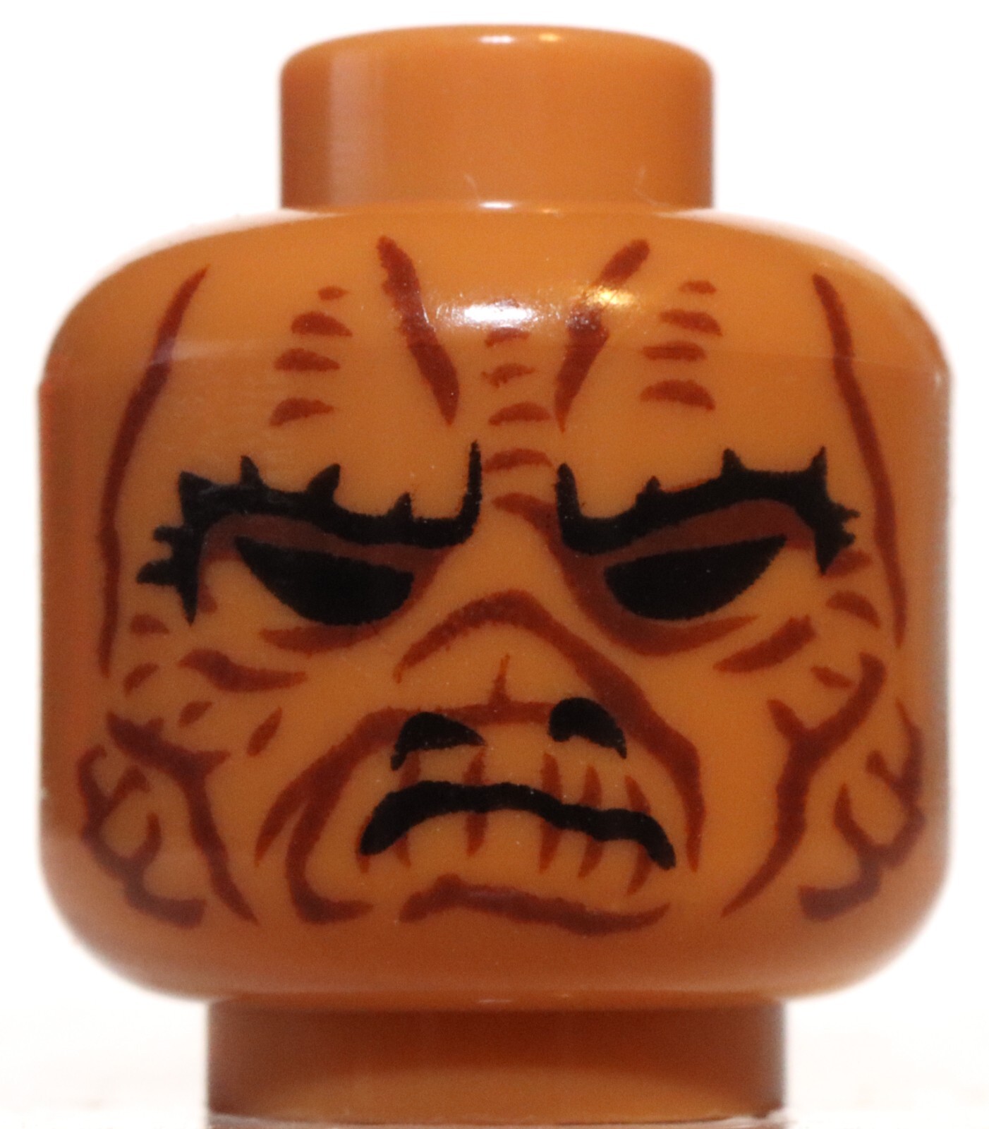 Lego Star Wars Nougat Minifig Head Alien Weequay Guard Pattern | eBay