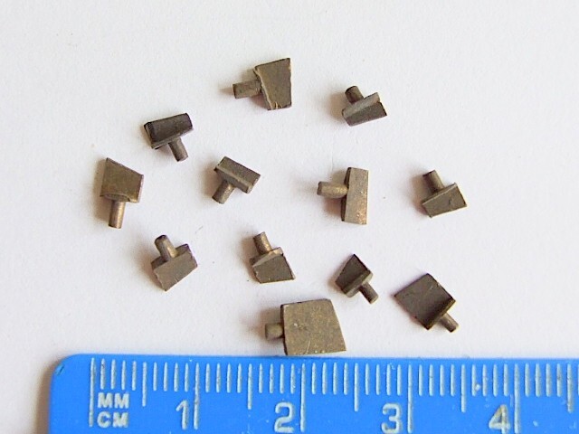 12 x verge fusee pocket watch crown escape wheel end-pivot blocks | eBay UK