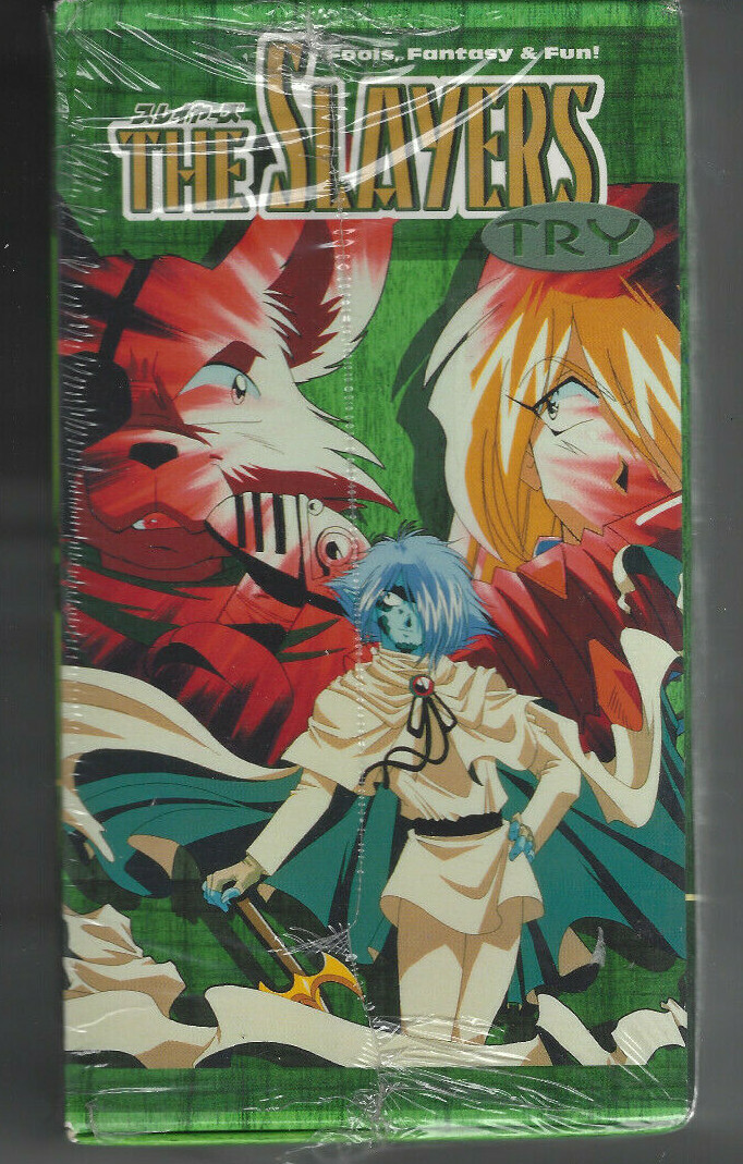Slayers Try - Collector's Boxed Set 2 (VHS, 2000, 4-Tape Set, Dubbed ...