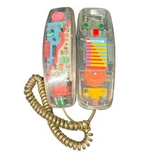 Vintage Unisonic Telephone 6900 Clear See Through Transparent Corded ...