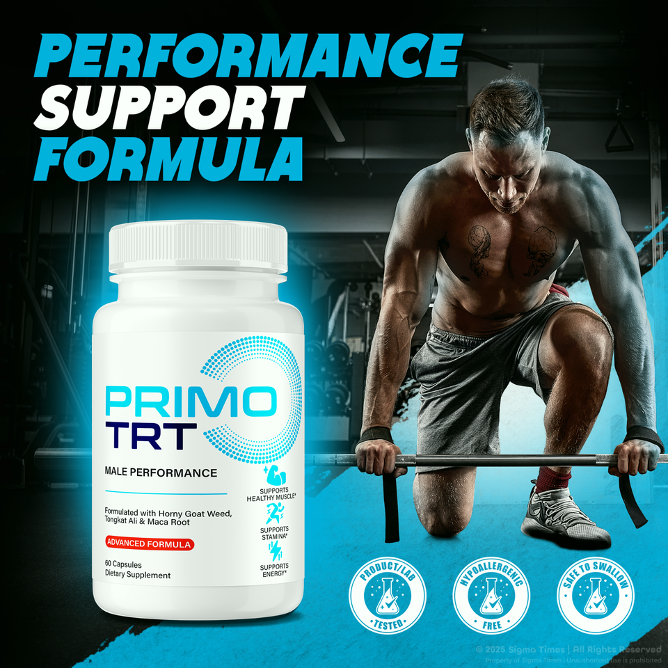 (2 Pack) Primo TRT Pills for Men, PrimoTRT ME for Male Health Support ...