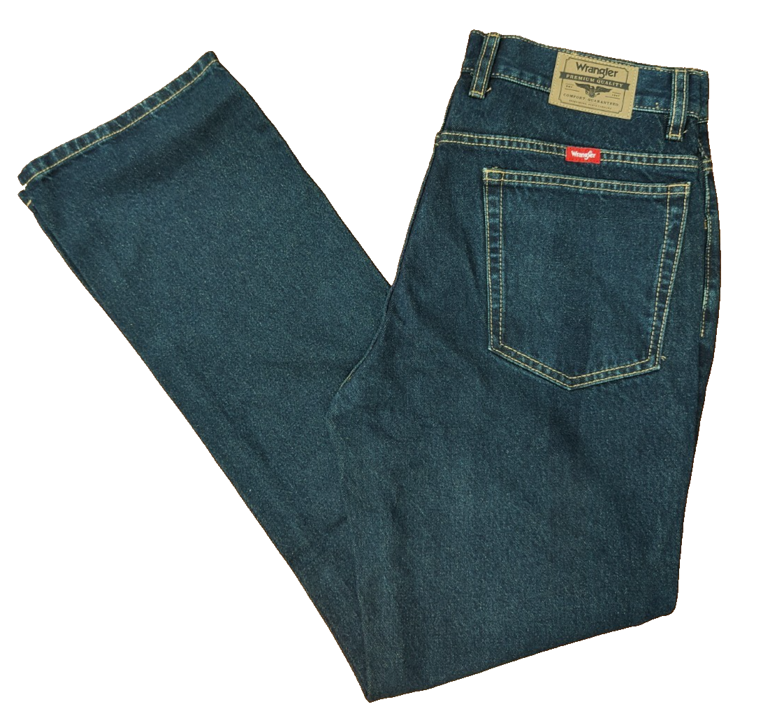 Wrangler men's regular fit denim jeans 40" Waist / 30" XS Leg | eBay UK
