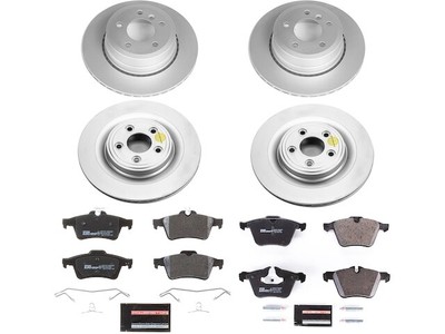 Front and Rear Brake Pad and Rotor Kit For 2007-2009 Jaguar XKR 2008 ...