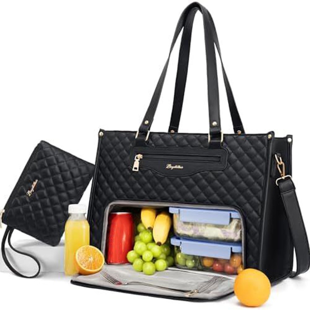 Handbag Lunch Bag For Combo 2 in 1 Spacious Laptop Carrier for Women ...