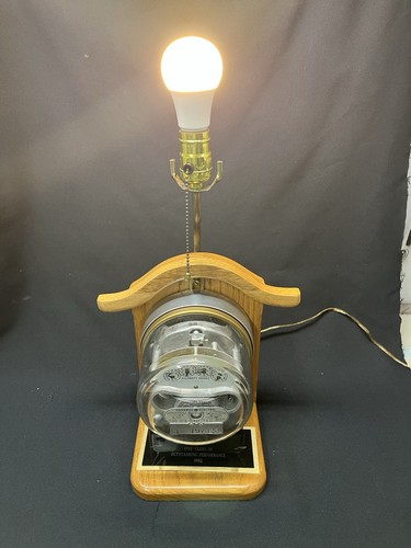 General Electric Meter Lamp Mounted On CUSTOM WOOD | eBay
