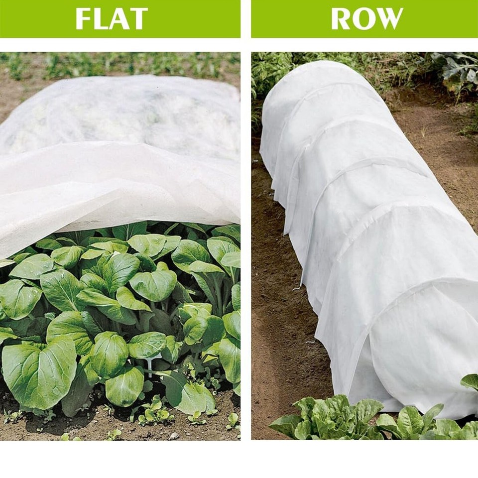 Plant Cover Floating Row Garden Plant Cover for Winter Frost Sun Pest ...