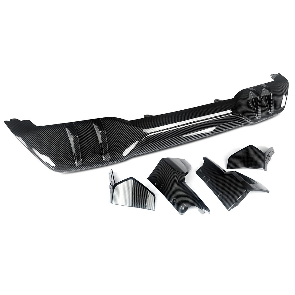 Front Lip Rear Diffuser Carbon Look ABS For BMW X5 G05 M Sport ...