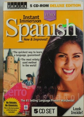 Instant Immersion Spanish The Euro Method 5-Disc CD Set | eBay