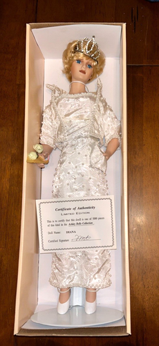 ASHLEY BELLE COLLECTION PRINCESS DIANA PORCELAIN DOLL LIMITED EDITION ...