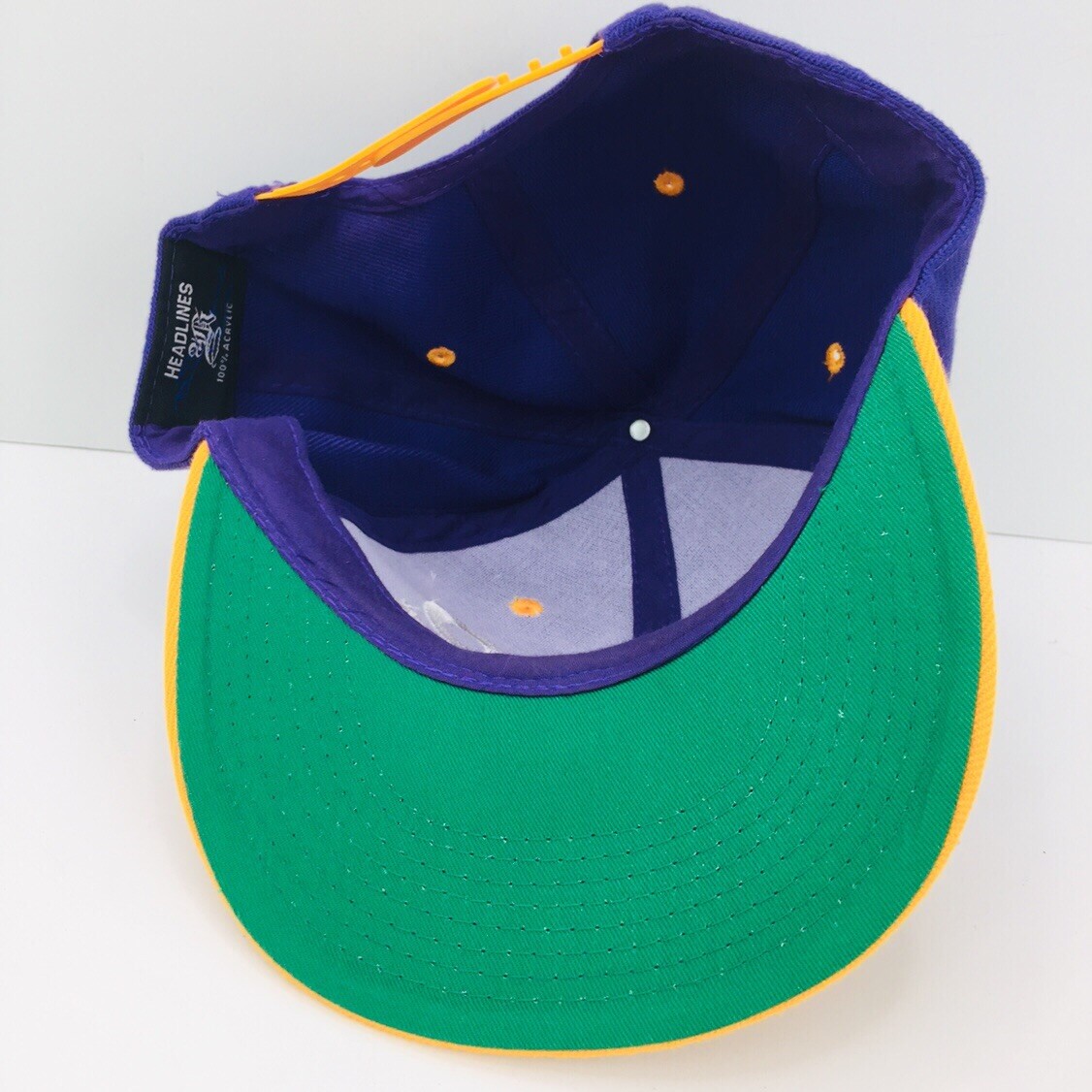 YOLO Hat Cap Snap Back Purple Embroidered Adjustable Mens You Only Live ...